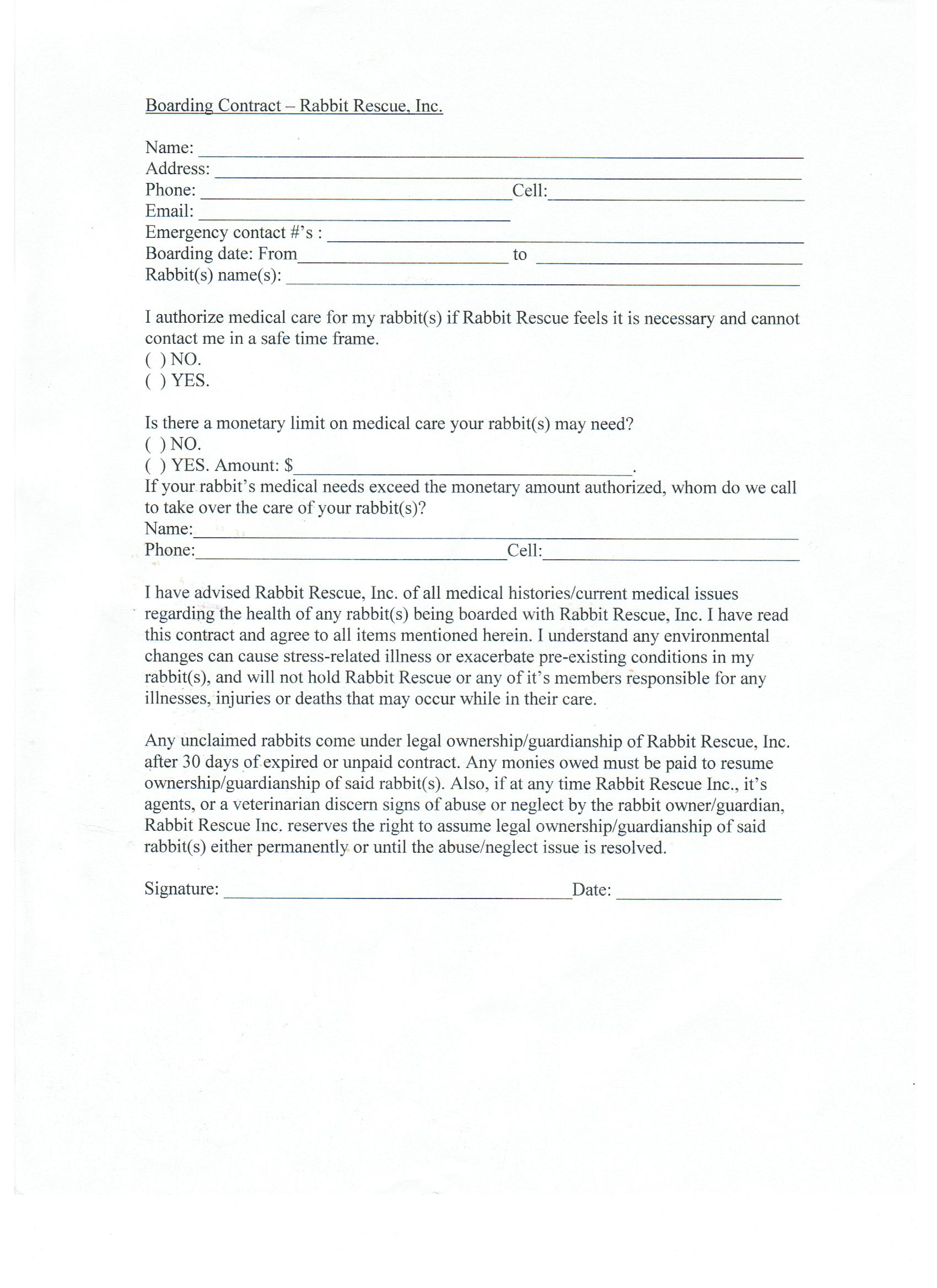 Bunny Boarding at Rabbit Rescue Shelter